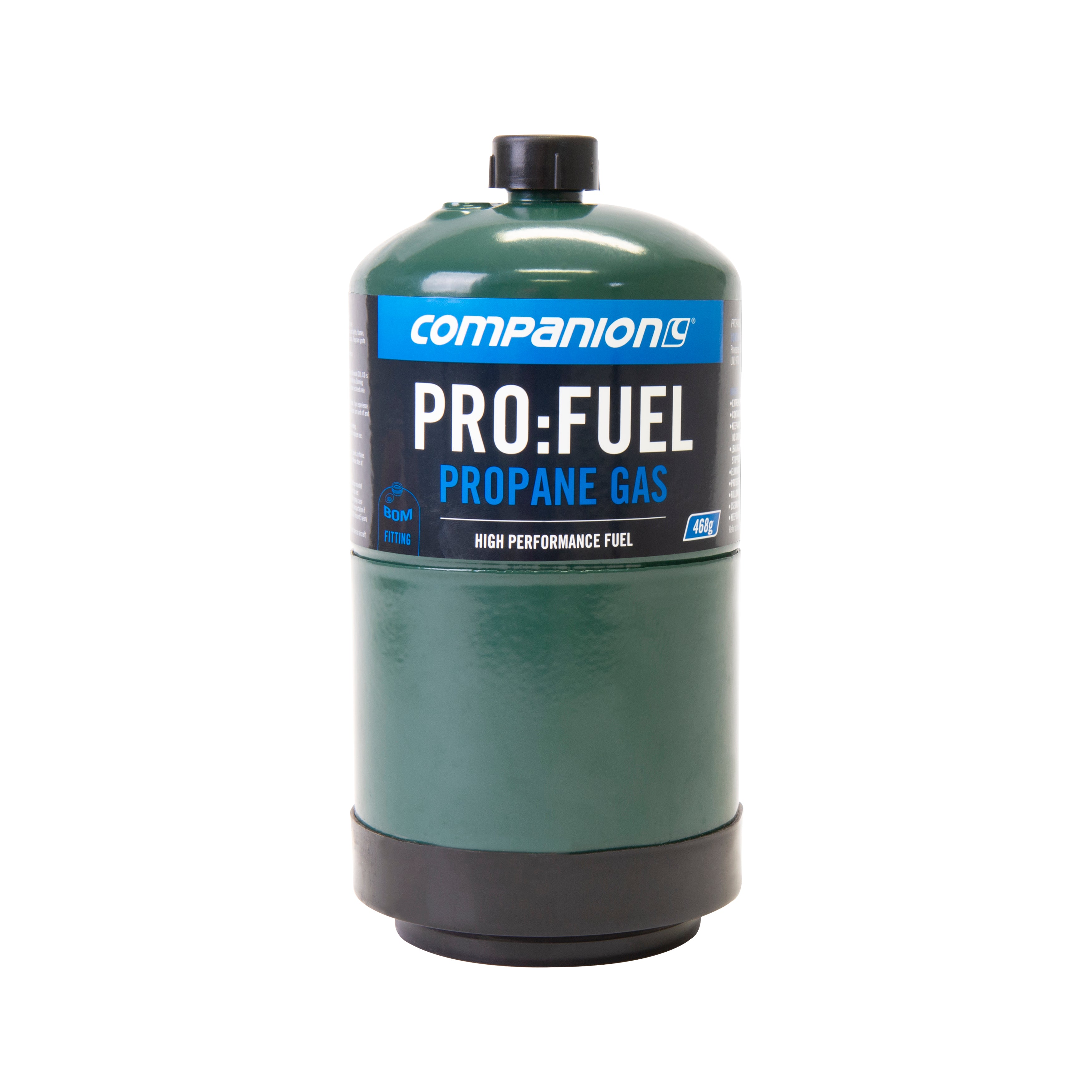 Companion Propane Gas 468g | Resealable | BOM Fitting| Corowa CEO
